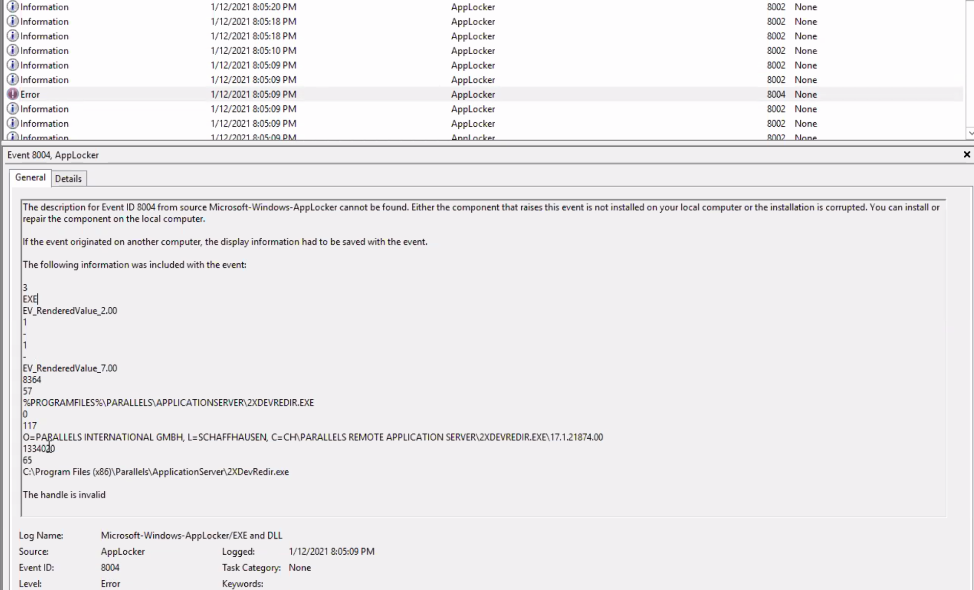 Kb Parallels Printers Are Not Redirecting Via Ras Universal Printing Technology
